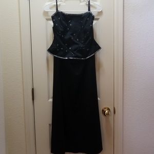 Niki Lavis | Dresses | Niki Livas 2 Piece Formal Black Dress | Poshmark